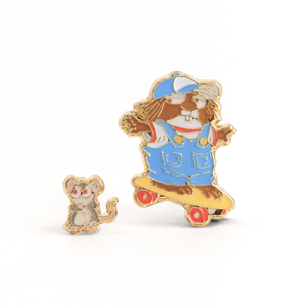 Little Critter And Mouse Enamel Pin Set Psa Press