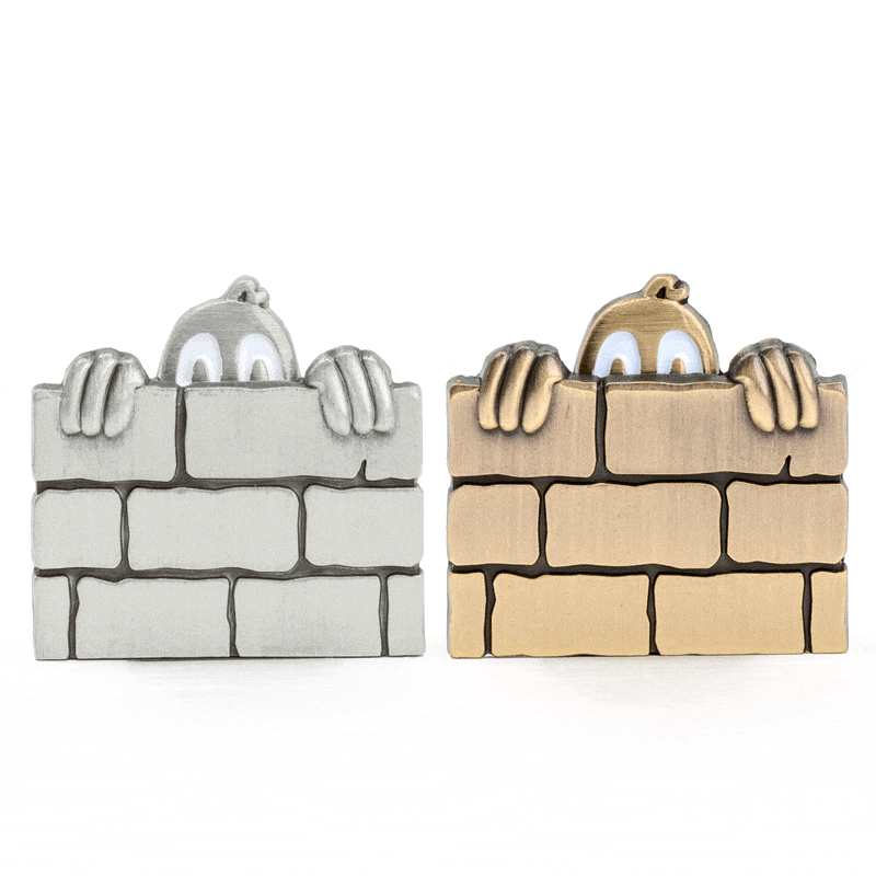 Kilroy Sliding "Peeper" molded pin – PSA Press