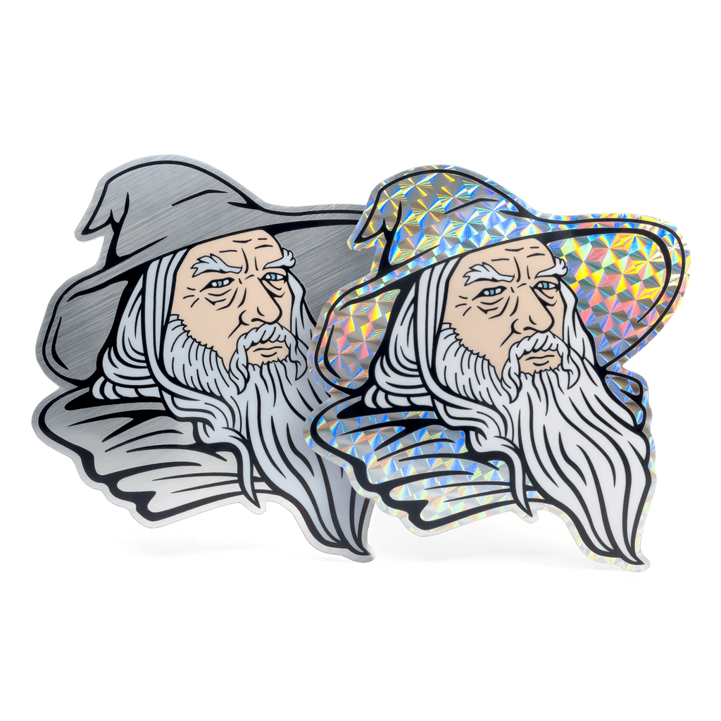 Gandalf prismatic/aluminum sticker set – PSA Press
