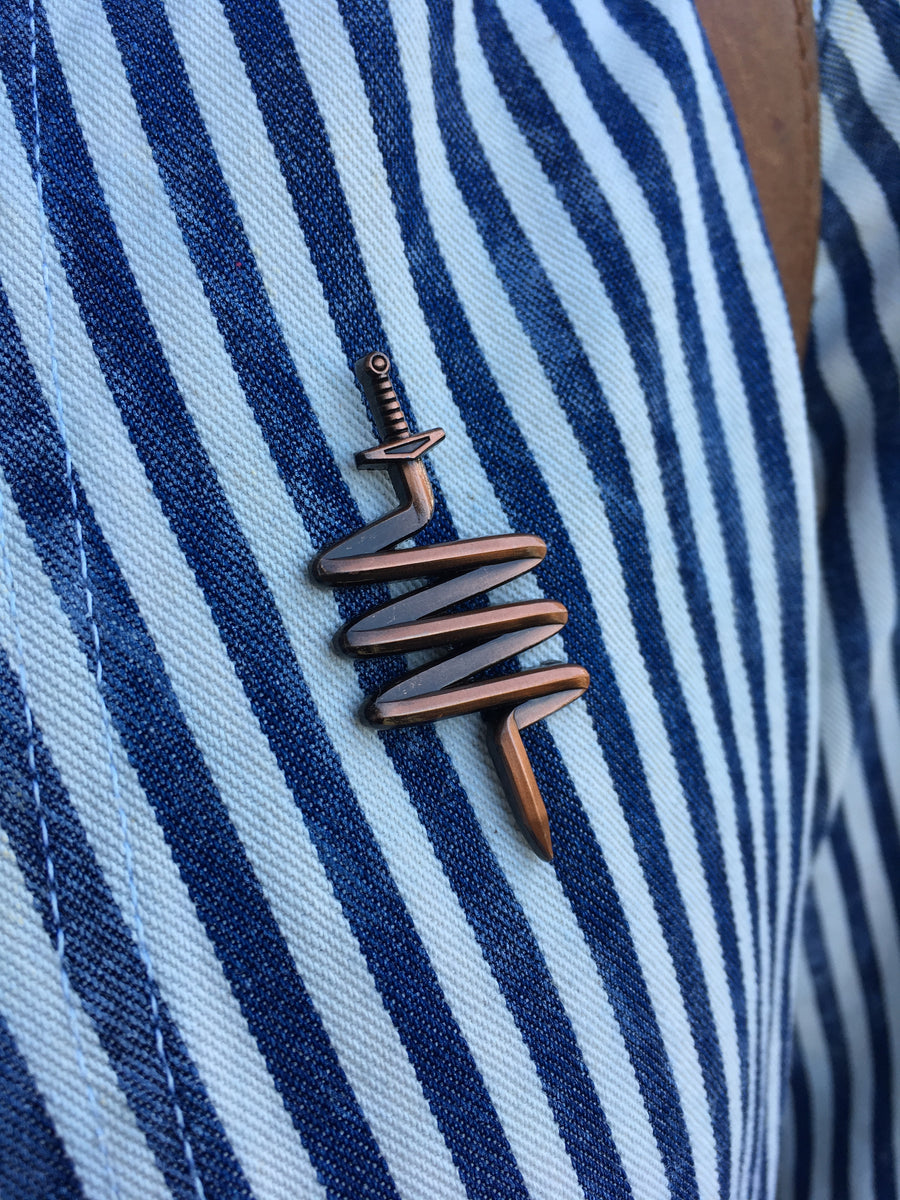 Sword molded pin – PSA Press