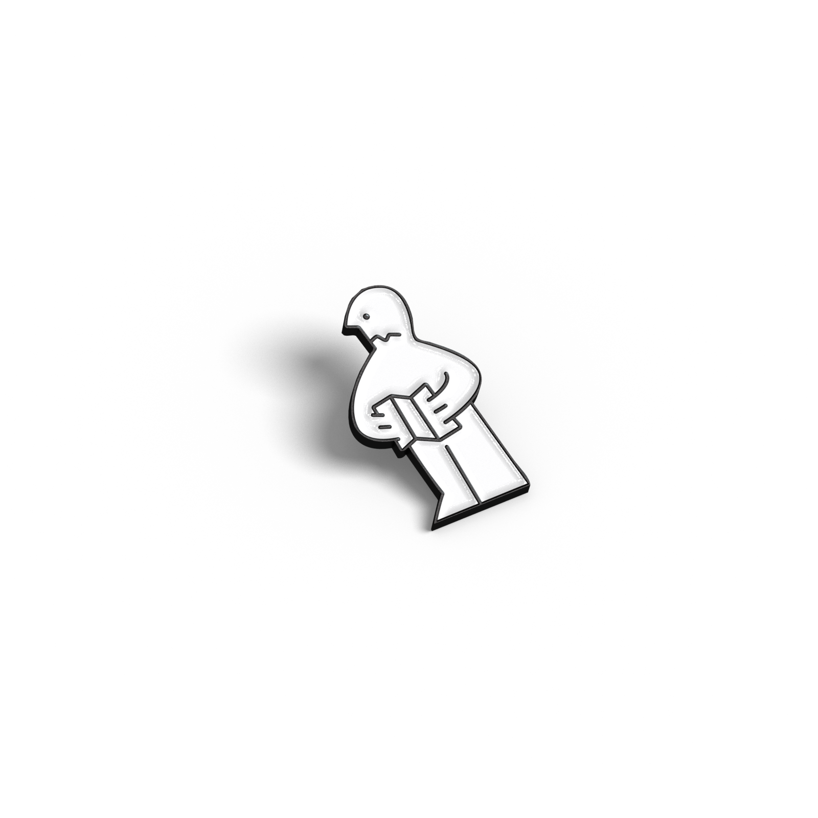Instruction Man enamel pin – PSA Press