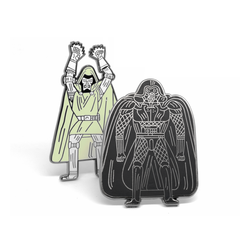 Vader & Doom enamel pin set – PSA Press