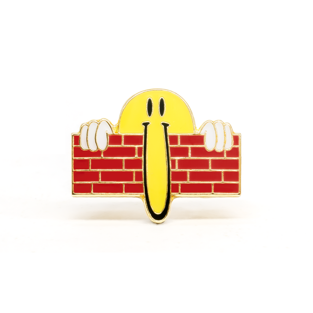 Kilroy Smiley enamel pin – PSA Press