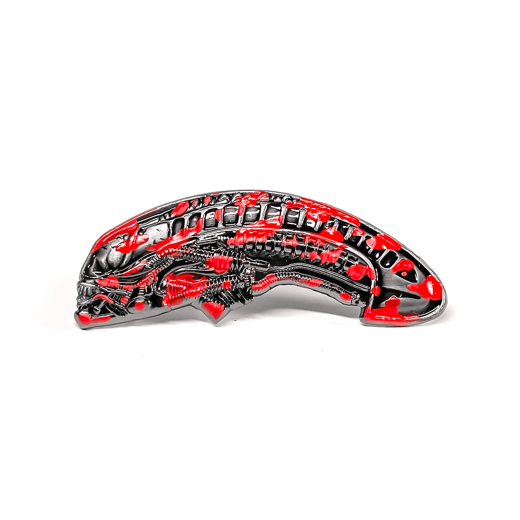 Xenomorph (blood splatter) molded pin – PSA Press